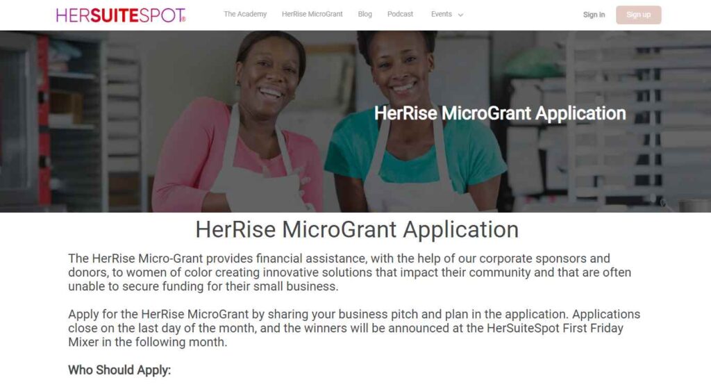 HerRise MicroGrant - OBT Next | The Master Plan For The Orange Blossom ...